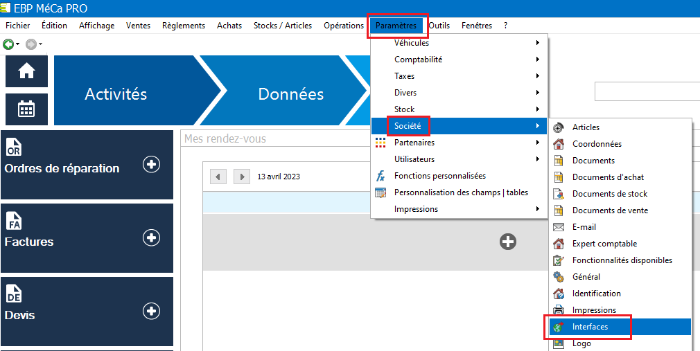 Application mobile : Inspection digitale EBP MéCa – Centre d'aide EBP