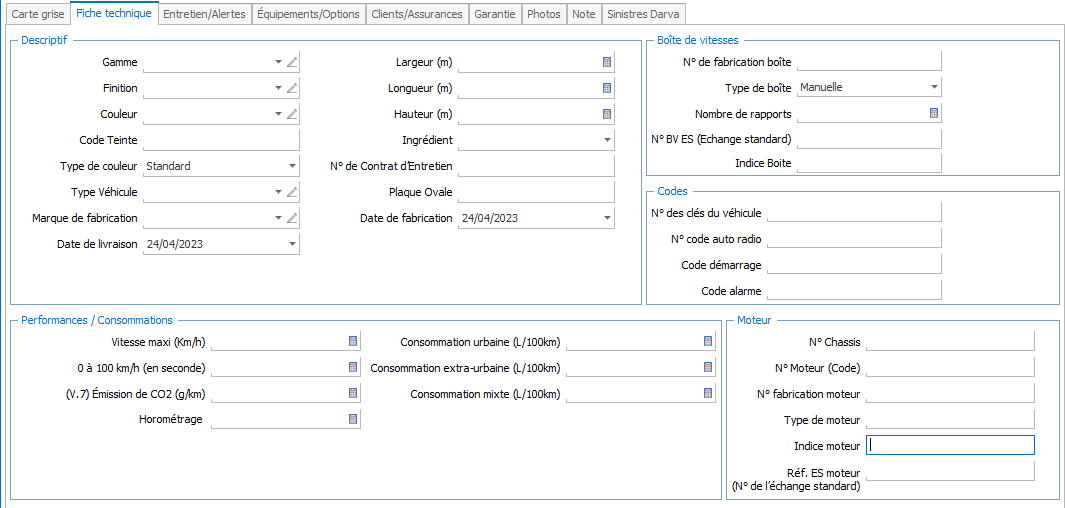 Créer une fiche véhicule client dans EBP MéCa – Centre d'aide EBP