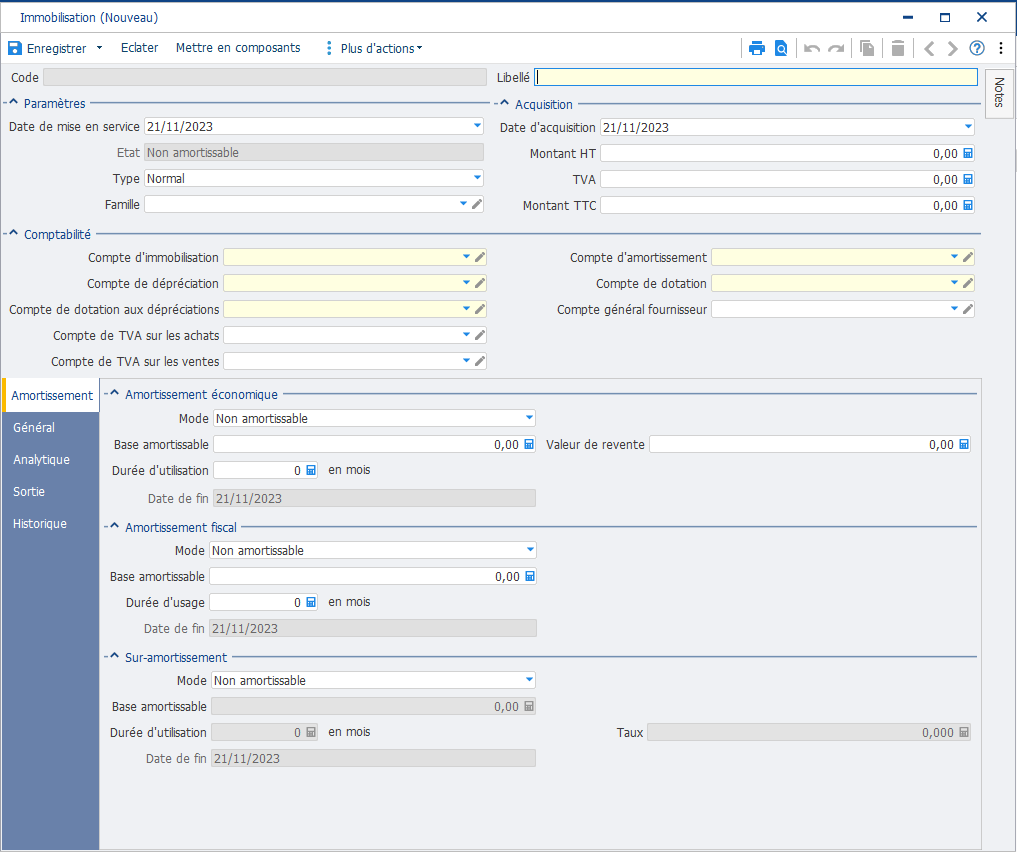 Créer une immobilisation dans EBP Immobilisations – Centre d'aide EBP