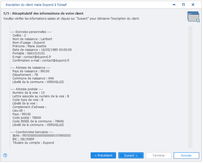 Gérer l'avance immédiate : Inscrire son client sur la plateforme de l'Urssaf dans EBP Gestion ...