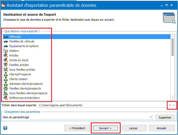 Exporter un fichier au format txt de EBP MéCa – Centre d'aide EBP