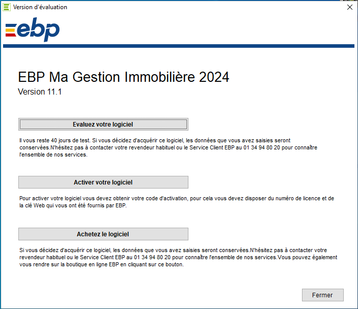 Télécharger - Installer - Activer ma solution EBP Ma Gestion Immobilière – Centre d'aide EBP