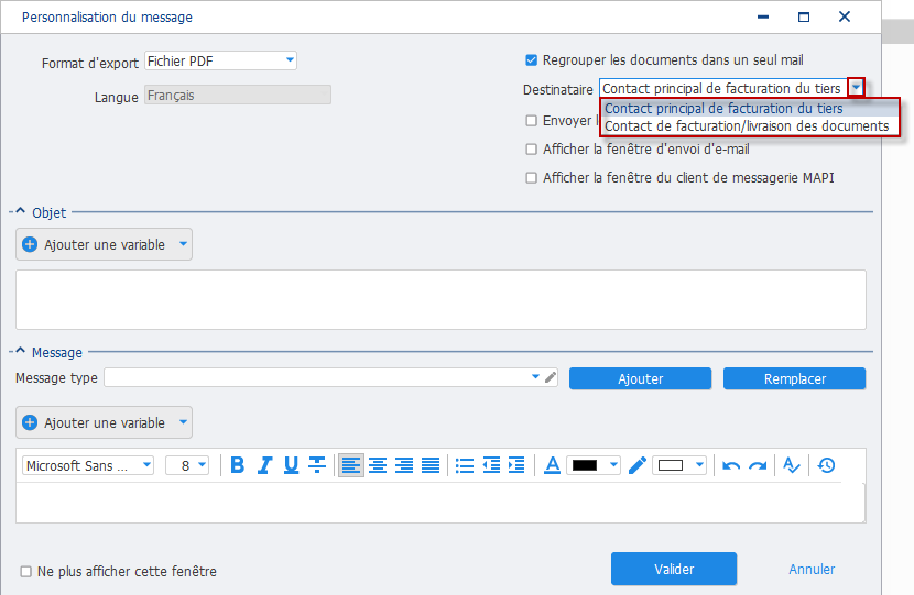 Envoi groupé de document par mail dans EBP Gestion Commerciale – Centre ...