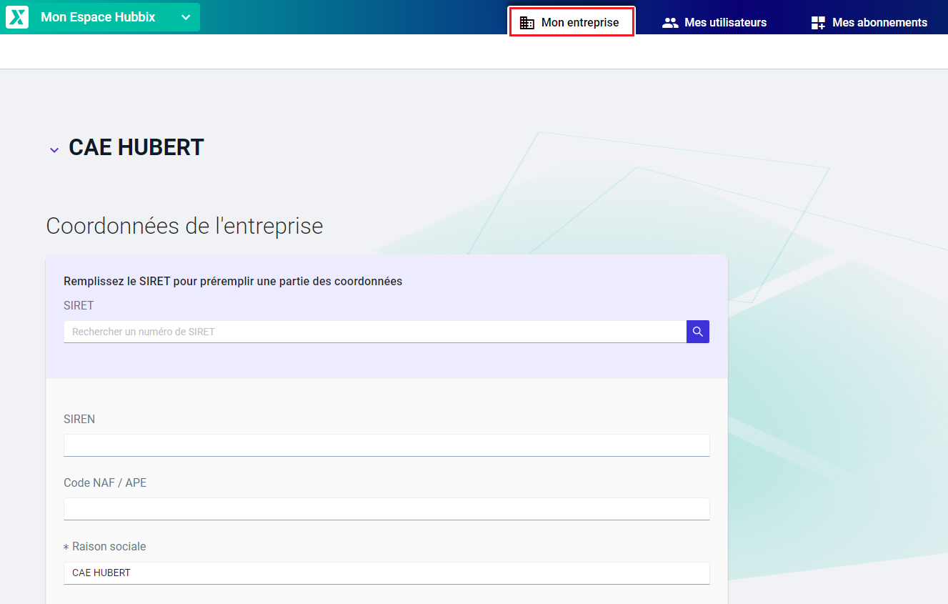 Présentation de Mon Espace Hubbix – Centre d'aide EBP